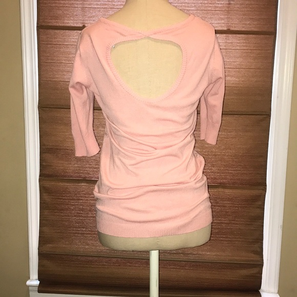 Tops | Demanding Pink Knitted Shirt | Poshmark